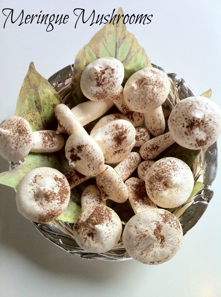 Meringue Mushrooms - My Judy the Foodie